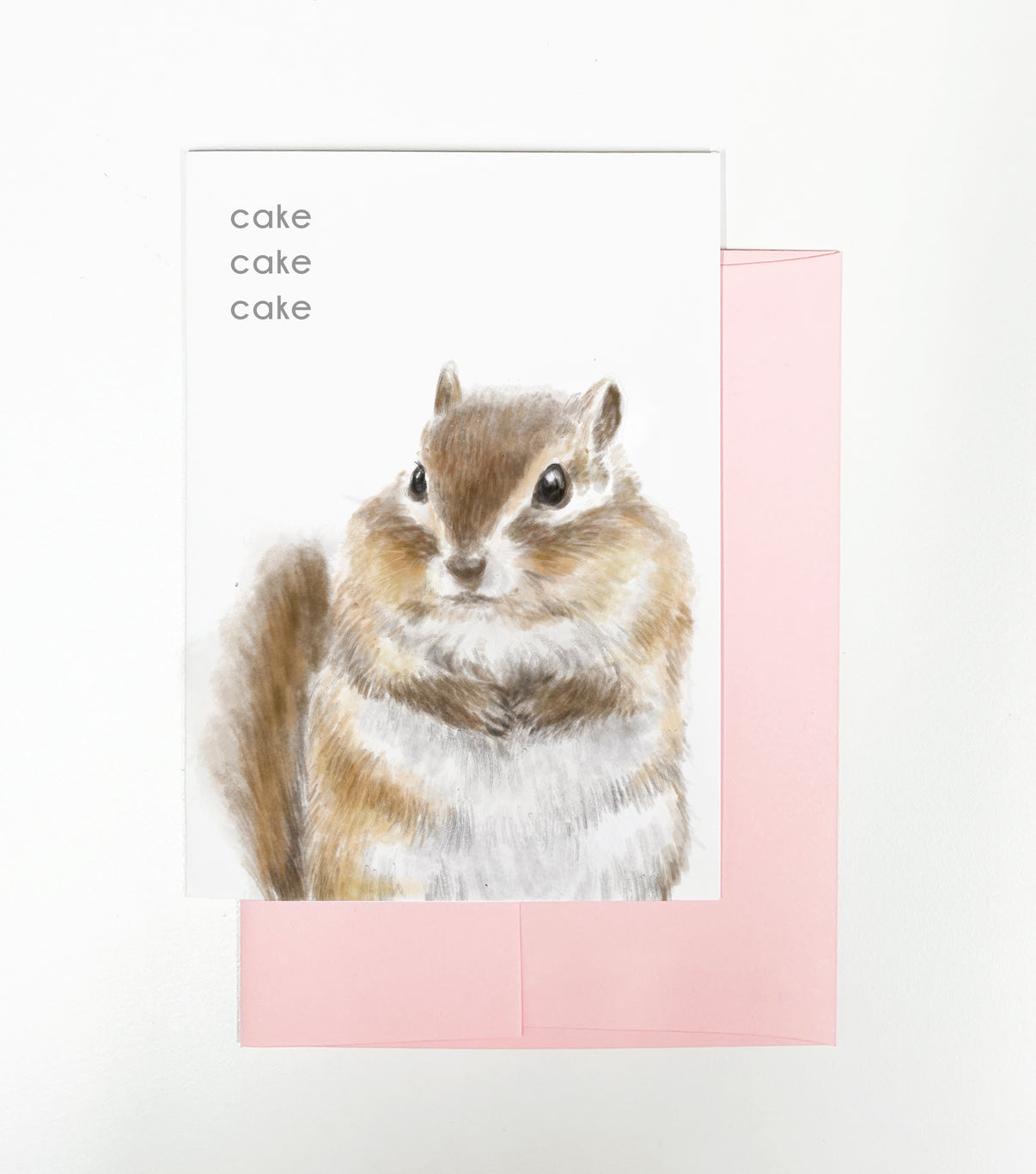 Chipmunk Card for Birthday – TripleStudio